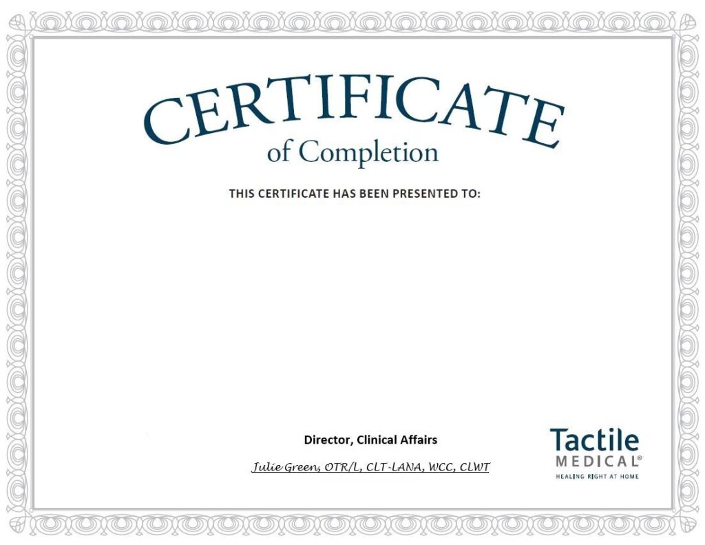 PT Course 2 Certificate - Pelvic Cancer Diagnosis Treatment - Tactile ...